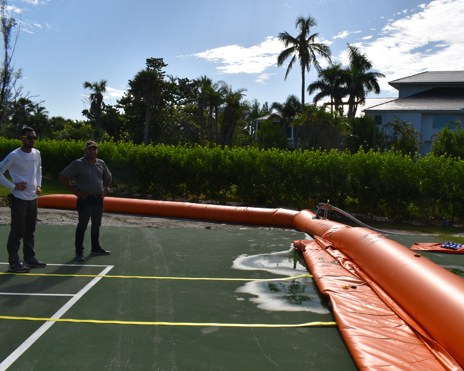 Blind Pass Condos Hosts Tiger Dam Flood Barrier Training with Barti ...