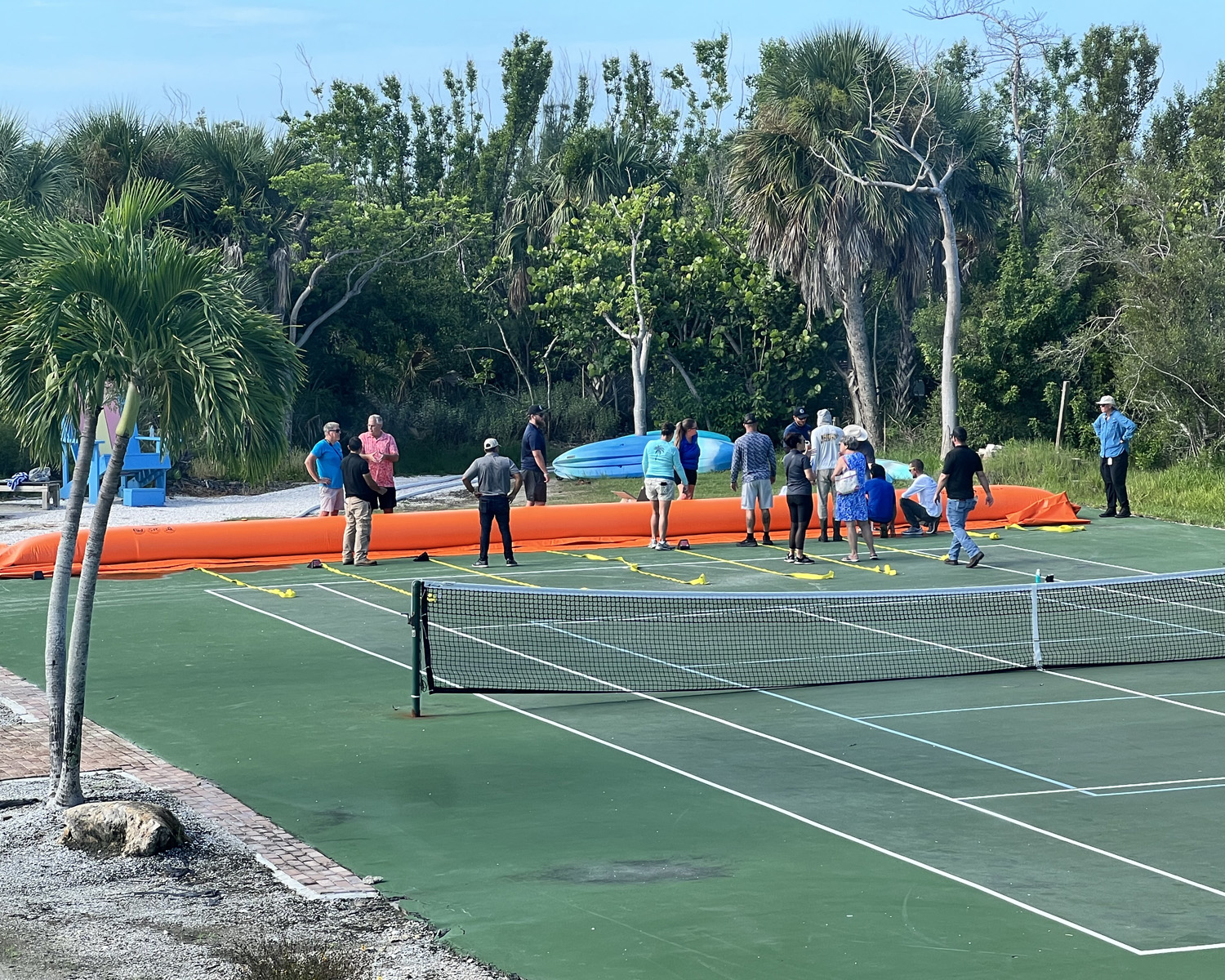 Blind Pass Condos Hosts Tiger Dam Flood Barrier Training with Barti ...