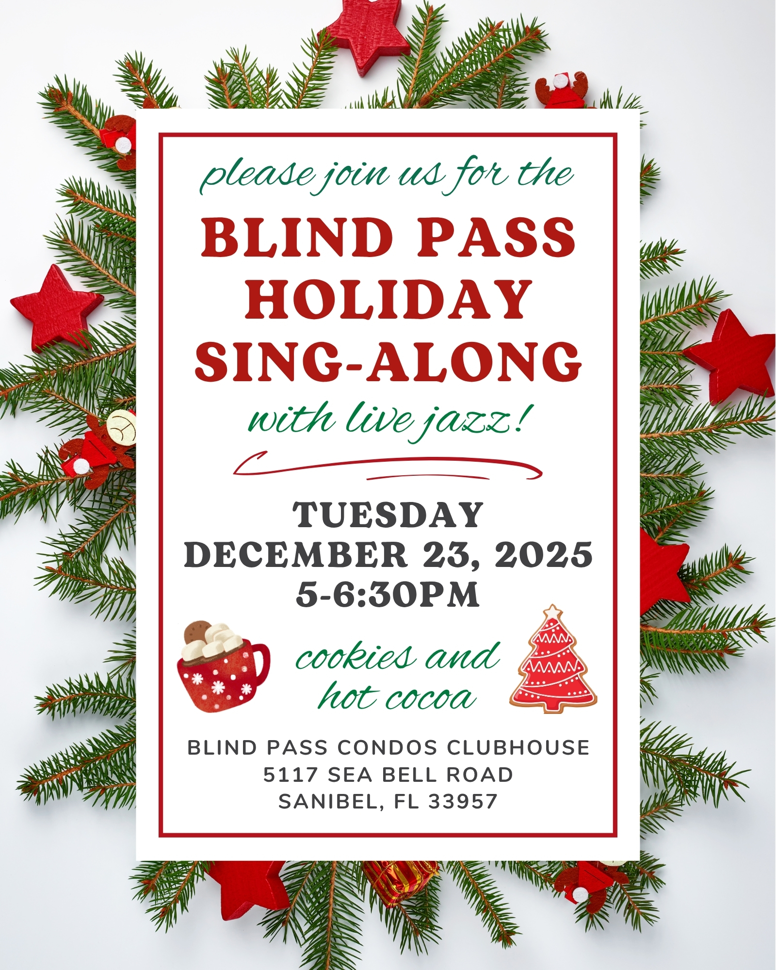 Join us for the Blind Pass Holiday Sing-Along! | Blog